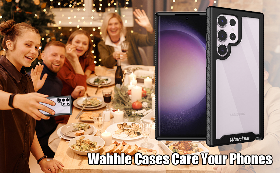 Amazon.com: wahhle Compatible with Samsung Galaxy S23 Ultra Case, Built in Screen Protector Full ...
