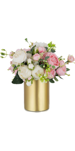 Amazon.com: NUPTIO Bud Vases Small Gold: 12 Pcs Glass Vase Set in Bulk for Flowers - Mini ...