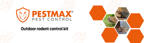 PESTMAX Rat Bait Box with Rat Poisoning Sachets - Professional Bait Station Rodent Control Kit ...