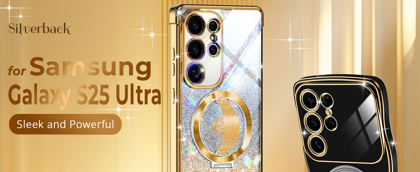 Amazon.com: Silverback for Samsung Galaxy S25 Ultra Case with Soft Silicone Grip and O-Ring ...