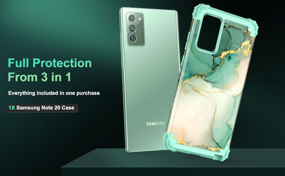 Amazon.com: Rancase Compatible with Galaxy Note 20 Case,Three Layer Heavy Duty Shockproof ...