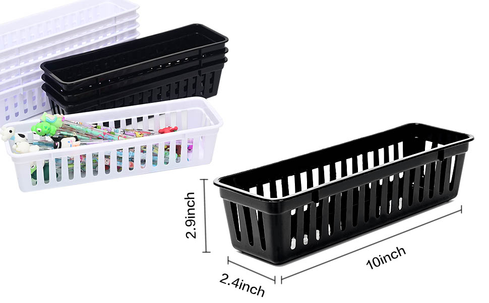 Amazon.com: Slim Pencil Organizer Storage Container Color Pencil Marker ...
