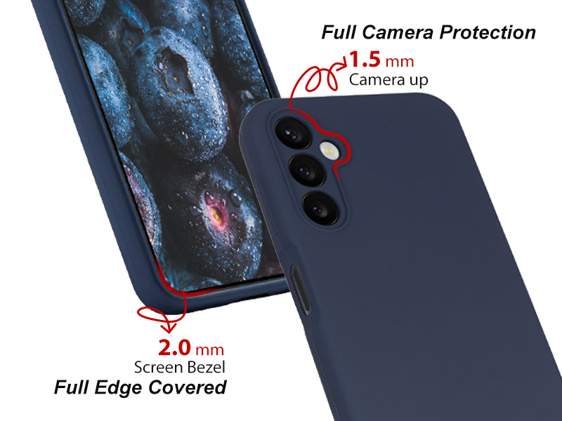 Amazon.com: Varikke Silicone Case for Samsung Galaxy A15 5G, Full Body Soft Liquid Silicone ...