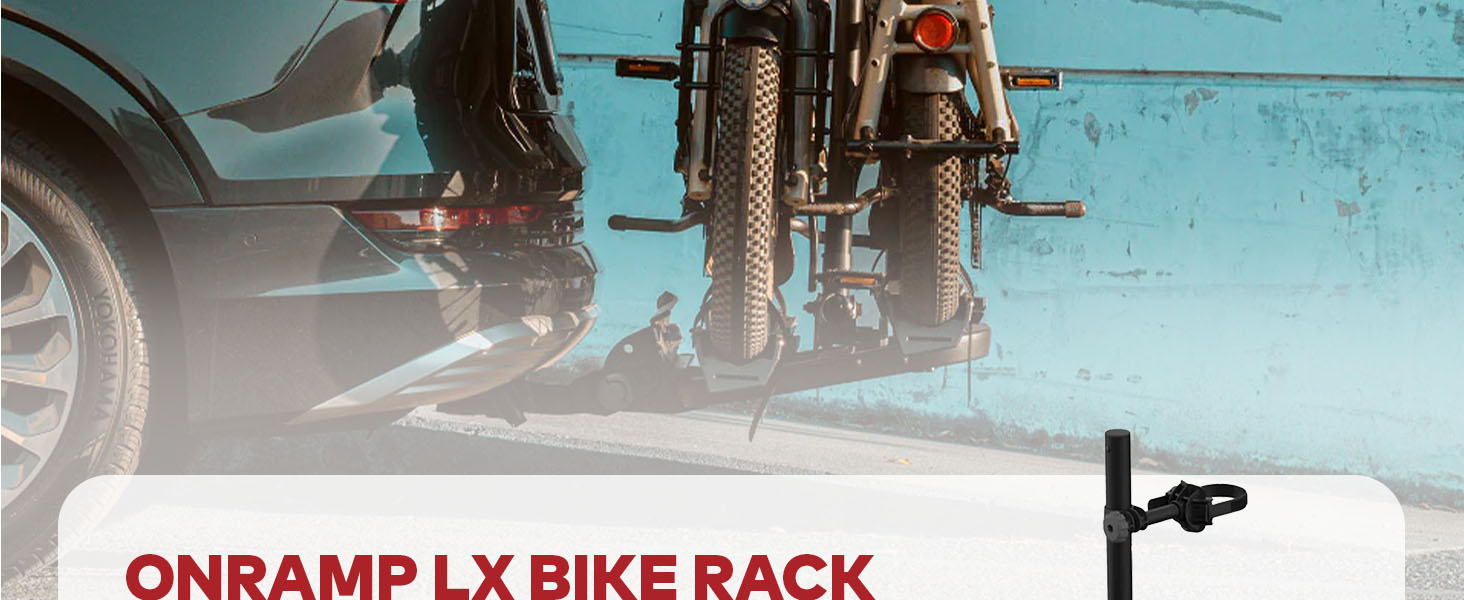 Amazon.com: Yakima OnRamp LX 3 Position Dual Tray Hitch Bike Rack with Integrated Ramp, Wheel ...