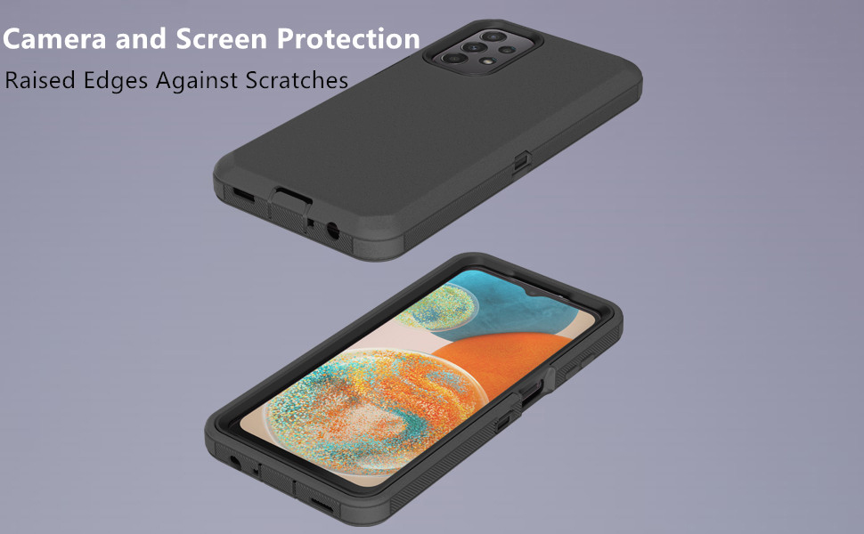 Amazon.com: TIOZOLY for Samsung Galaxy A23 5G Case, Heavy Duty Defender Case Dustproof ...
