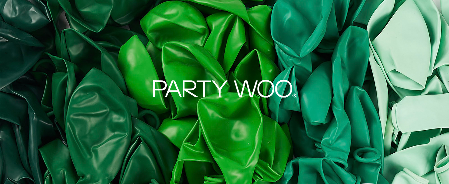 Amazon.com: PartyWoo Hunter Green Balloons, 125 pcs Green Balloons Different Sizes Pack of 36 ...