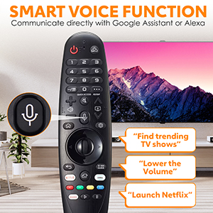 Amazon.com: Remote for LG MR19BA AKB75635301 for LG TV Replacement Remote – Magic Remote Control ...