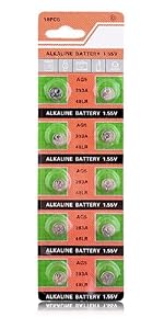 Amazon.com: Cotchear 10pcs AG3 LR41 Battery 392 384 192 SR41SW CX41 L736 Batteries L736f Battry ...