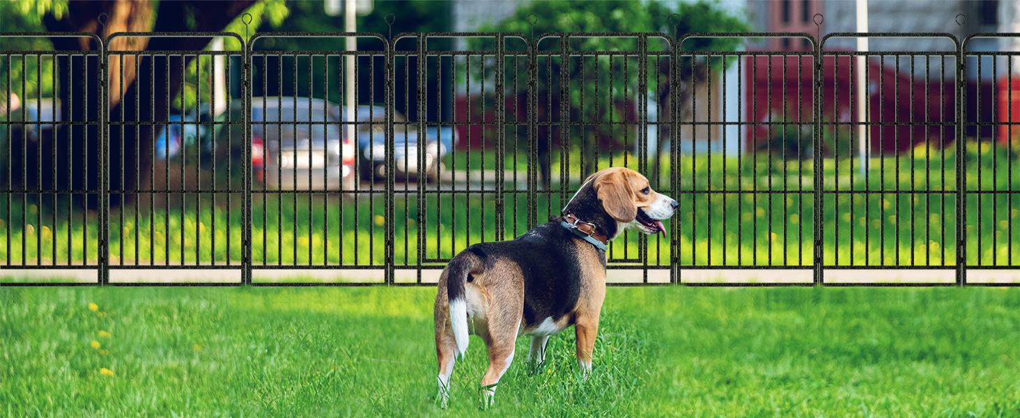 Amazon.com : Dog Playpen Outdoor 24 Panels Heavy Duty Dog Fence 32" Height with Thick Pipe Anti ...