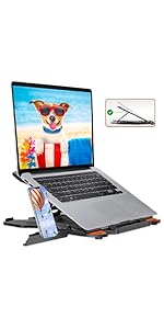 TopMate C11 Gaming Laptop Cooling Pad with RGB Lighting