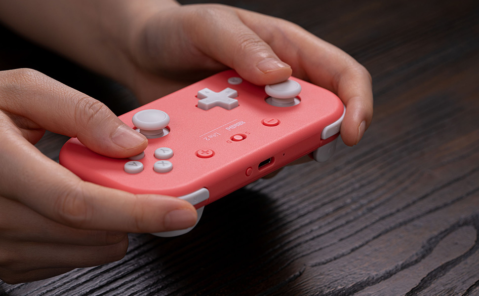 Amazon.com: 8Bitdo Lite 2 Bluetooth Controller with Motion Controls, Linear Motors Vibration ...