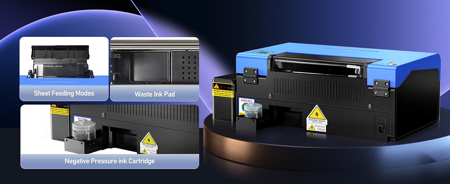 Impresora MZK DTF Transfer L805 A4 DTF, máquina de impresión de Camisetas para Telas y Sudaderas ...