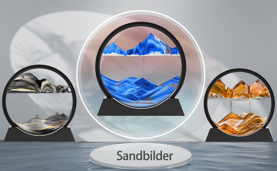 Sandbilder-Moving Sand Art Picture Liquid Motion, Falling Sand Art ...