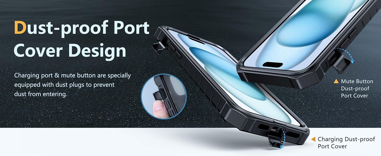 Amazon.com: FNTCASE for iPhone 15 Plus Case: for iPhone 14 Plus Case Military Grade Rugged Cell ...