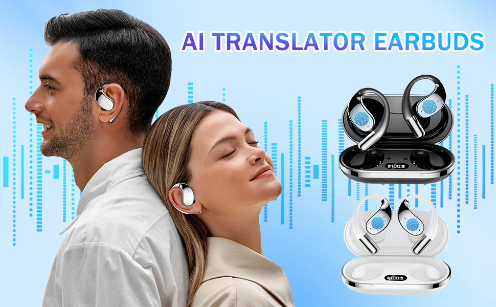 Amazon.com: 3-in-1 AI Translator Earbuds, AI Translation Earbuds, with ...
