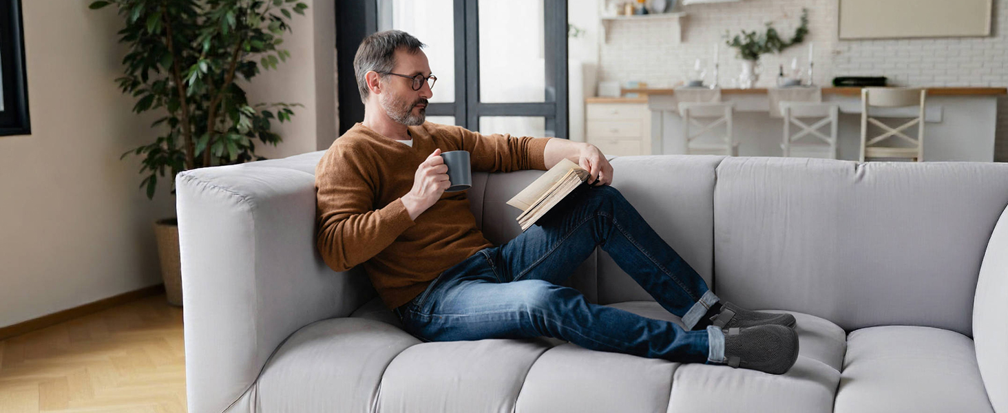 Amazon.com | relxfeet Men's Diabetic Walking Shoes Extra Wide Adjustable Slip On Orthopedic ...