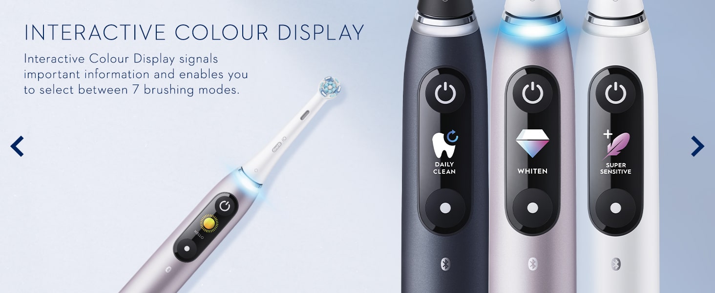 Oral-B iO9 Electric Toothbrushes For Adults, App Connected Handle, 1 Toothbrush Head, Charging ...