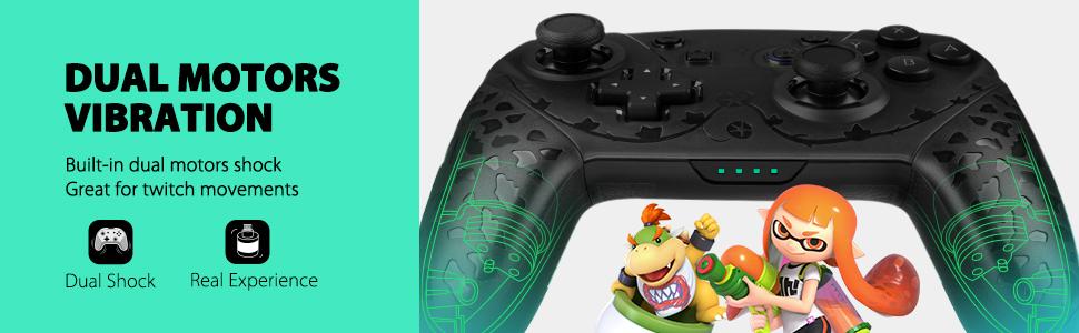 YCCTEAM Wireless Pro Controller Gamepad Compatible with Switch Support ...