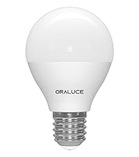 Amazon.com: ORALUCE E17 LED Bulb 5 Watts Cool White 6500K, 40W Equivalent A15/G45 Globe Ceiling ...