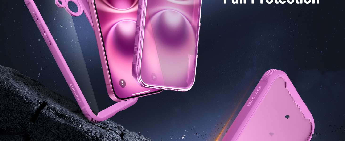 Amazon.com: Diaclara Designed for iPhone 16 Plus Case 6.7 Inch,Upgraded [Full Camera Protection ...