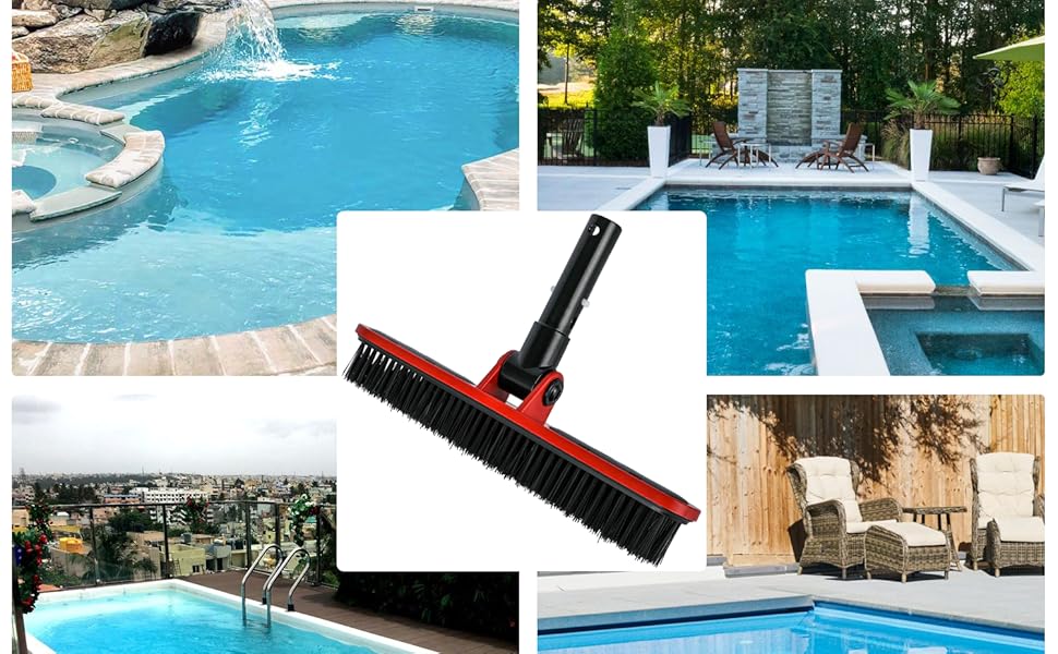 Amazon.com : vSwim Durable Pool Brush Head for Inground Pools Pool ...