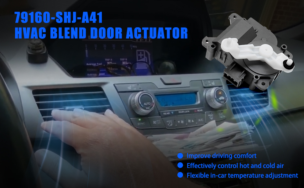 Amazon.com: HVAC Heater Blend Door Actuator Replace 604-0885 79160-SHJ-A41 for 2005-2010 Honda ...