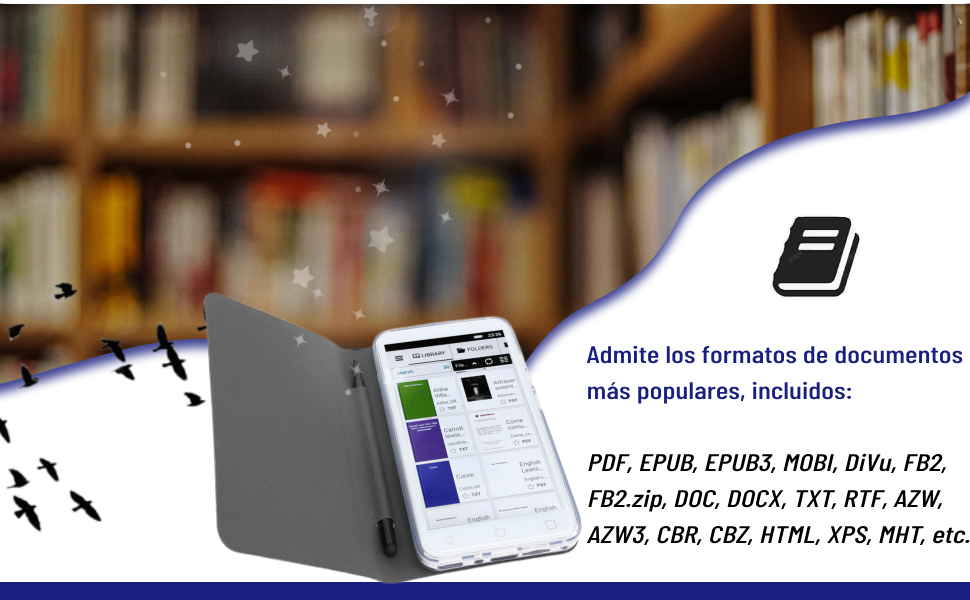 Lector de Libros Electrónicos con Pantalla a Color de 5 Pulgadas, Lector de Libros con Pantalla ...