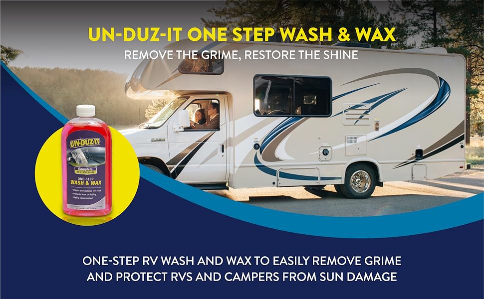Amazon.com: UN-DUZ-IT One-Step RV Wash and Wax With Ceramic Protection ...