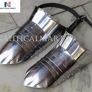 Amazon.com: NauticalMart Gothic Armor Shoes Medieval Steel Sabaton ...