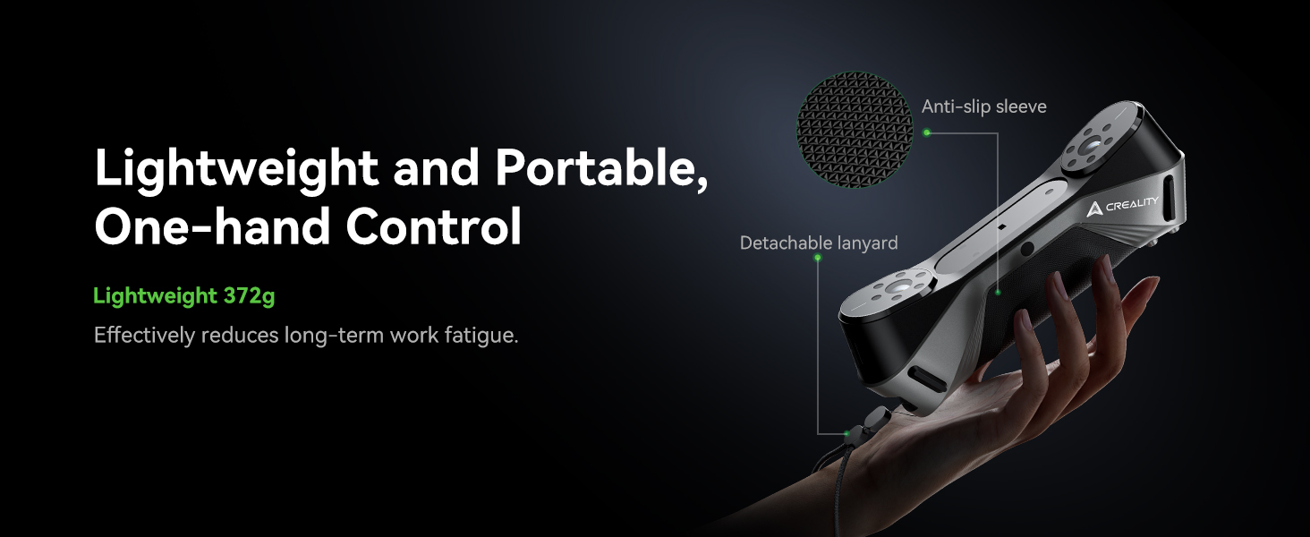 Creality CR-Scan Raptor 3D Scanner,0.02mm Accuracy,60fps Quick Scan, Industry-Grade Multiple ...