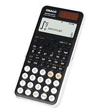 OSALO Scientific Calculator 417 Function 2 Line 10+2 Digits Written Display Solar and Battery ...