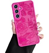 Amazon.com: XIZYO for Samsung Galaxy S24 Plus Case, Floral Rose Cute Phone Case for Women Girls ...