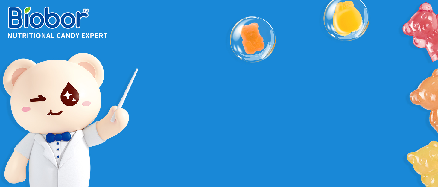 Amazon.com : Biobor Low Sugar Gummy Bears, Keto Friendly Snack Naturally Candy 1g Sugar 3g Net ...