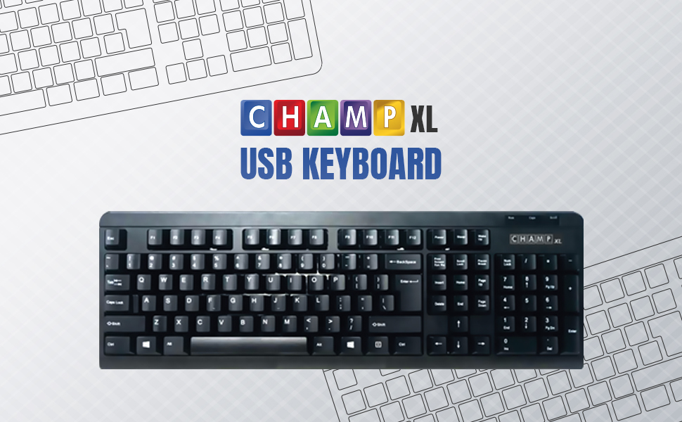 Amazon.in: Buy TVS ELECTRONICS Champ USB XL Keyboard, Membrane Key Switches For Silent ...