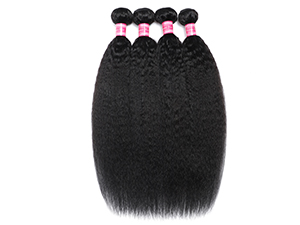 Amazon.com : 12A Human Hair Bundles 22 Inch Kinky Straight One Bundle 100% Unprocessed Brazilian ...