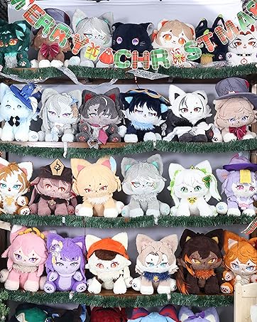 Amazon.com: PlushShop Cute Plushie, Scarameow Stuffed Toys, Original 17.7in Meow Meow Family ...