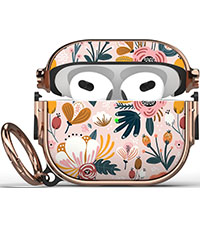 Amazon.com: Maxjoy for Airpods Pro 2nd/1st Generation Case with Lock, Flower Airpod Pro 2 Case ...