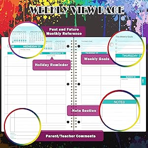 Amazon.com : Student Planner 2022-2023 - Student Planner for Academic ...