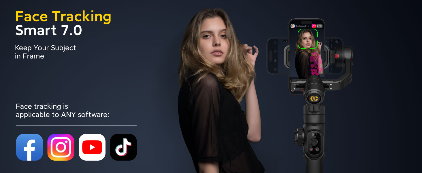 AOCHUAN Smart S2 Gimbal Stabilizer for Smartphone Professional Industry ...