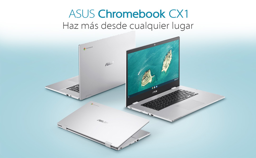 ASUS Chromebook CX1-15.6" / CX1500CKA-BR0102 / Chrome OS/Intel Celeron / 8GB en RAM / 128GB ...