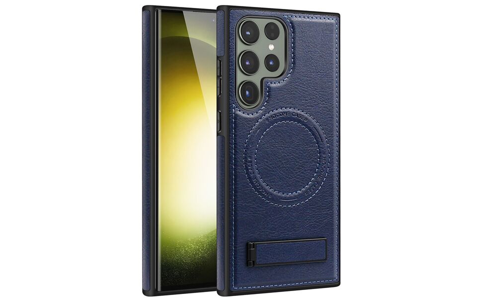 Amazon.com: Lunivop for Samsung Galaxy s24 Ultra Case Leather [Compatible with Magsafe Wireless ...