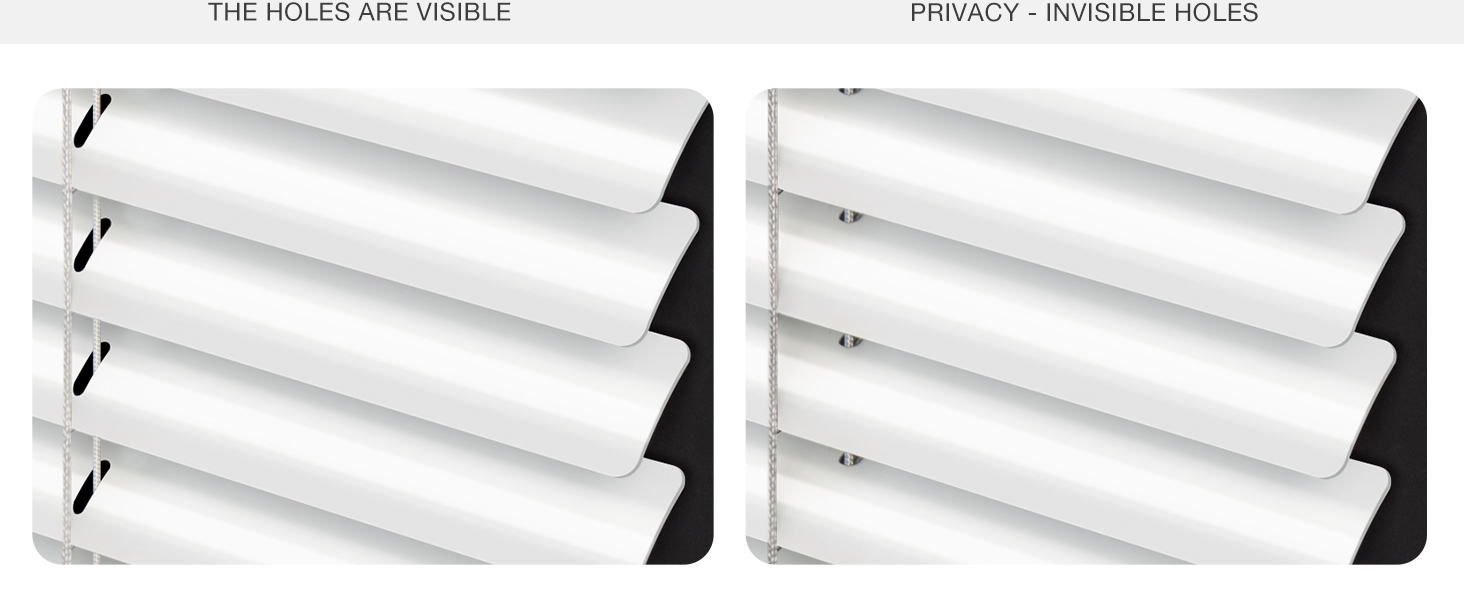 Amazon.com: LazBlinds Custom Size No Tools-No Drill 1" Aluminum Mini ...