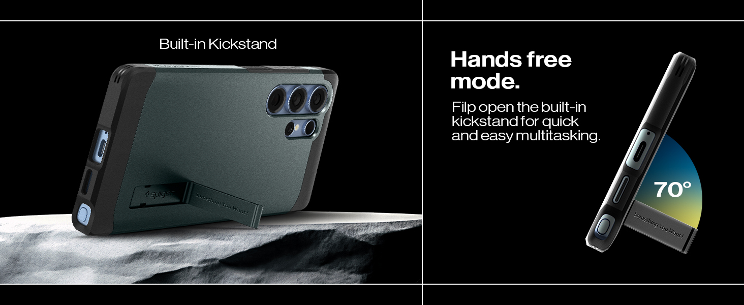 Amazon.com: Spigen Tough Armor (Ai) MagFit Designed for Galaxy S25 Ultra Case [Kickstand] [Fast ...