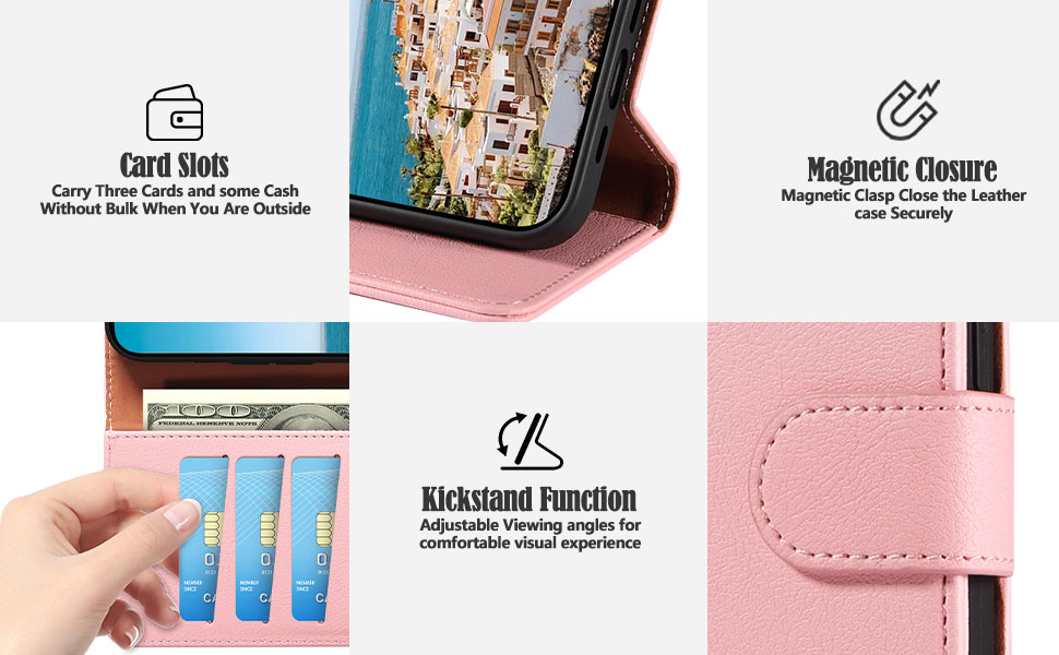 Amazon.com: KKEIKO Case for Samsung Galaxy A50 / Galaxy A50S / Galaxy A30S, RFID Blocking PU ...