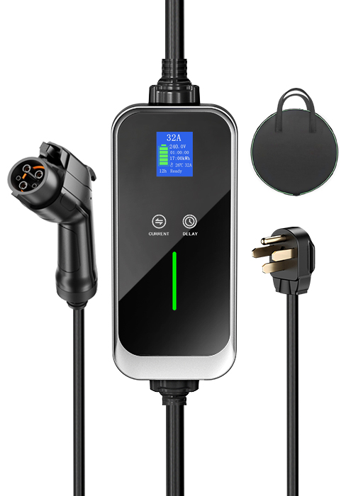 Amazon.com: EVJUICION Level 1-2 EV Charger 16Amp 3.84kW 110V-240V NEMA 6-20 Plug 25FT Cable ...