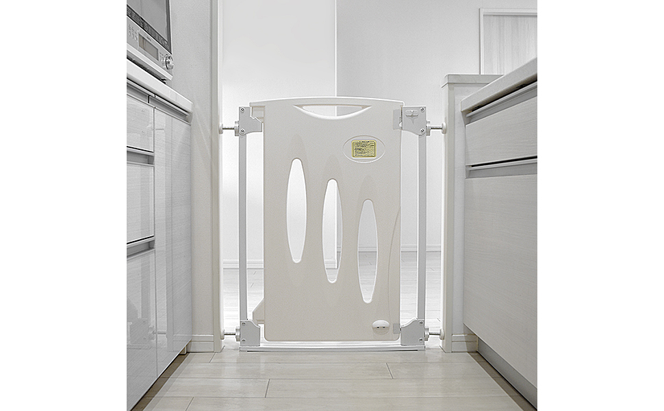 Amazon.co.jp: JTC BABY 取付幅69cm～95.5cm あしでもゲートIII 足でも開くベビーゲート 低段差1.5cm つっぱり式 オートクローズ 扉開放 ダブルロック 高 ...