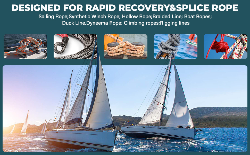 Amazon.com: Rope Splicing Tool Kit, Rope Splicing FID Kit for Double ...