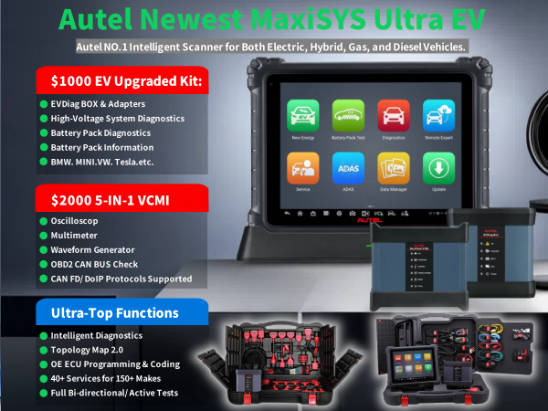 Mua Autel MaxiSys Ultra EV OBD2 Scanner, 2024 Top EV Lntelligent Diagnostic Scan Tool, Upgrade ...