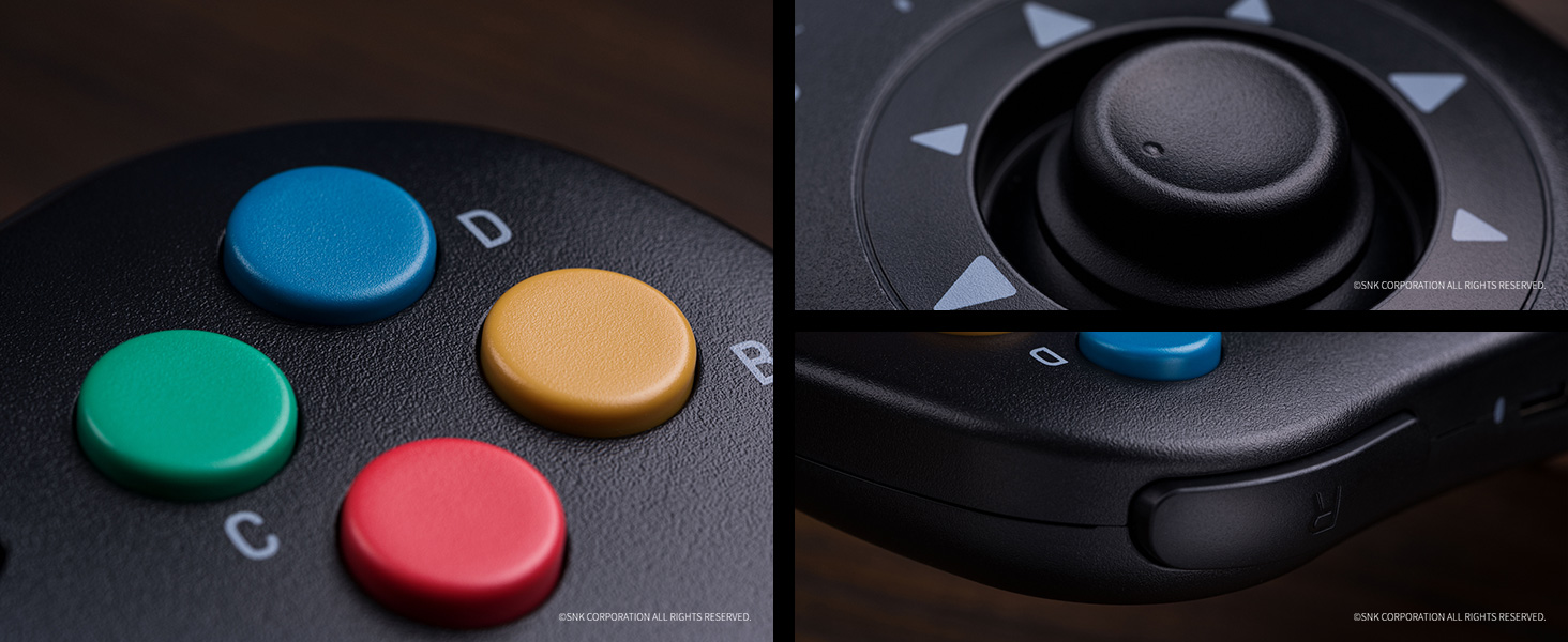 Amazon.com: 8Bitdo NEOGEO Wireless Controller with Classic Click-Style ...