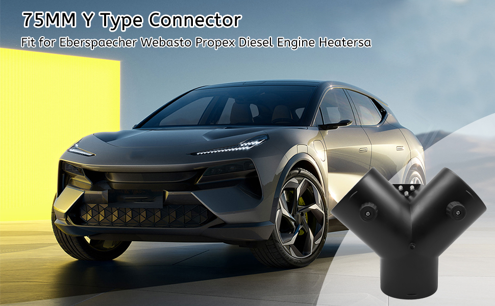 Amazon.com: Diesel Engine Heater Valve Fit for Webasto Eberspaecher Propex, 75MM Y Type Pipe ...